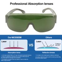 China CE EN207 Ansi Z87 IR Radiation OD5 OD7 755nm 808nm 1064nm Ipl Hair Removal Eye Protective Operator Laser Safety Glasses for sale