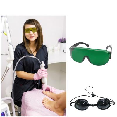 China 190-2000nm 532nm Laser Glasses Blue Light Laser Protection Glasses CO2 Engraving Cutting Welding Safety Glasses Goggles for sale
