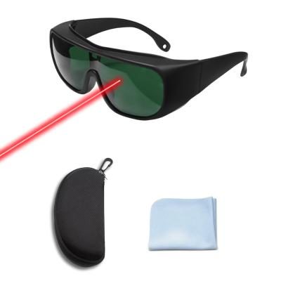China Laser Protective Gasses 532 1064 808 190-2000nm 10600nm OD6 CO2 Protection Goggles Laser Safety Laser Goggles for sale