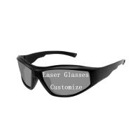 China Laser Protection Safeti Glasses 190-2000nm 1064nm 2700-3500nm Laser Engraving Protection Goggles 450nm Laser Safety Glasses for sale