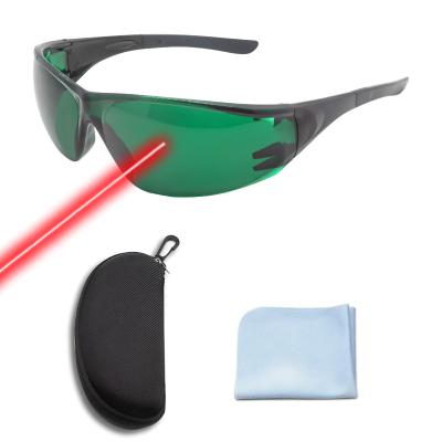 China Laser Glasses Customize CO2 Laser Protection 808 1064 OD5 Laser Safety Glasses Protective Lenses Protector Safety Glasses 532 for sale