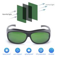China 200nm-2000nm CO2 EN207 Fiber Cutting Laser Welding Goggles Ipl Hair Removal Radiation Laser Safety Glasses for sale