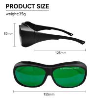 China 200nm-2000nm CO2 EN207 Fiber Cutting Laser Welding Goggles Ipl Hair Removal Radiation Laser Safety Glasses for sale