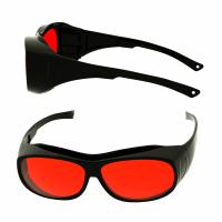 China Professional OD6 200nm-2000nm Wavelength Red Light Therapy Glasses UV Protection Fiber Lasers Hair Removal Laser Glasses Goggles for sale