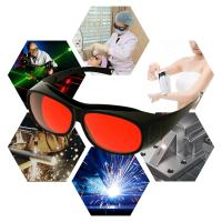 China Professional OD6 200nm-2000nm Wavelength Red Light Therapy Glasses UV Protection Fiber Lasers Hair Removal Laser Glasses Goggles for sale