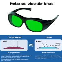 China Goggle CO2 Fiber Goggles 808 Ndyag Class Red Bomper 190-450 1064nm Ipl Beauty Operator Working Welding Laser Safety Glasses for sale