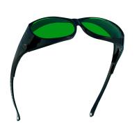 China OD5 OD7 1064nm Plastic Filter 808nm Safety Unioptics Laser Protective Glass Industry Blue Green Welding Protective Glasses for sale