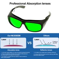 China Laser Goggles CE EN207 Ansi Z87 1064nm 808 CO2 Diode Ipl Ndyag Fiber Red Green Protective Welding Safety Glasses Eye Protection for sale