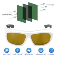 China 200-480nm 750-2000nm 10600 OD6 Laser Protective Goggles 450nm Fiber Nd YAG Laser  Diode Machine Laser Blocking Glasses for sale