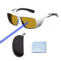 China 200-480nm 750-2000nm 10600 OD6 Laser Protective Goggles 450nm Fiber Nd YAG Laser  Diode Machine Laser Blocking Glasses for sale