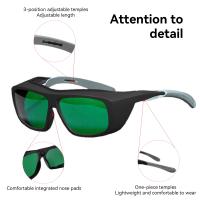 China 200-2000nm 10600nm  IPL Diode Fiber Laser Eye Protection Glasses 1064nm Cutting Goggles Industrial Laser Safety Goggles for sale