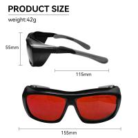 China 200-2000nm 10600nm  IPL Diode Fiber Laser Eye Protection Glasses 1064nm Cutting Goggles Industrial Laser Safety Goggles for sale