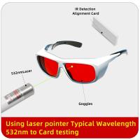 China Fiber Radiation CO2 Goggle Ndyag Red Bomper 190-450 1064nm Ipl Beauty Operator Laser Goggles Working Safety Glasses for sale