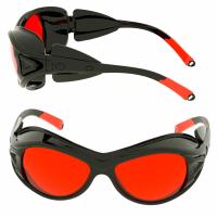 China Best Seller CE EN207 Ansi Z87 Red Light Therapy Eye Protection Tanning Glasses With UV-resistant Coating  Laser Glasses Goggles for sale