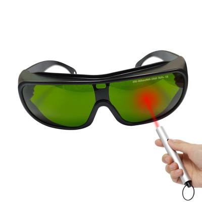 China Goggles 610-1200nm OD7 ND YAG 1064 Industrial Protective Laser Safety Glasses for Marking Welding Beauty Machine for sale