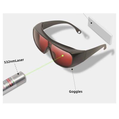 China Lasershair Removal Diode Ndyag Protective Ipl 200nm-2000nm Working Fashion Anti Fog Prescription Welding Laser Glasses Safety for sale