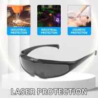 China OD7+ OD6+ OD8+ ANSI Z87.1 CE EN166 Laser Safety Glasses Multi Wavelength Laser Protective Glasses for sale