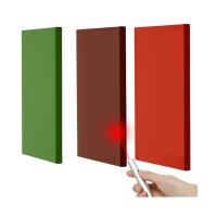 China Customized Size 1064nm Safety Plate CO2 Diode Fiber Cutting Industrial OD7 OD8 CE EN207 Z87 Laser Protective Window Shields for sale