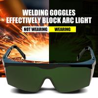 China 2024 Hot-selling 8 Degree Gray Eyewear Protective Eyes Helmets Weld Goggles Welding Glasses Welder for sale
