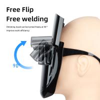 China Hot-selling Auto Darkening Helmet Heat-resistant Protective Eyes Face Double Protection Welding Hood Safety Welding Visor Shield for sale