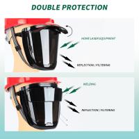 China New Sale Auto Darkening Variable Shade Solar Weld Face Visor Helmets Hood  Argon Arc Welder Welding Shield Hood for sale