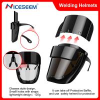 China Lightweight Safety Goggles Glasses Laser Face Double Protective Hood Welder Mask Welding Helmets for sale