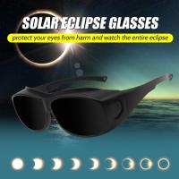 China 2024 High Quality Plastic Safe Solar Observation Solar Eclipse Glasses Certified Safe Shades for Direct Sun Viewing for sale