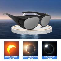 China 2024 High Quality Plastic Safe Solar Observation Solar Eclipse Glasses Certified Safe Shades for Direct Sun Viewing for sale