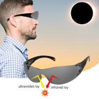 China Solar Eclipse Glasses Certified Safe Shades for Direct Sun Viewing Approved 2024 for sale