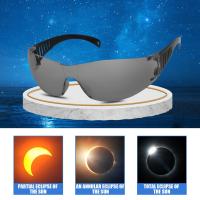 China Solar Eclipse Glasses Certified Safe Shades for Direct Sun Viewing Approved 2024 for sale