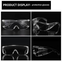China ANSI Z87.1 Anti Fog Safety Glasses Clear Polycarbonate With Side Shields for Industrial Work Men Women for sale
