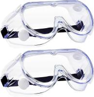 China Wide-Vision Adjustable Chemical Splash Eye Protection Soft Lightweight Eyewear Clear Lens Anti-Fog Protective Safety Goggles for sale