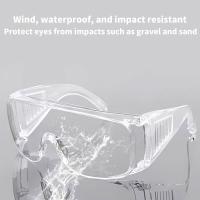 China Tactical Sunglasses Prescription Protective Eye Wear PC Unisex UV400 Custom Square Anti Fog Clear Wrap Invisible Ink Goggles for sale