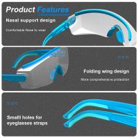 China Custom Surgery Patient Protection Lenses Prescription Goggles Ansi Z87.1 Fashion Anti Fog Dust Stylish Clear Safety Glasses for sale