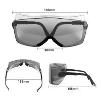 China Spectacles Dust Clear Lens Shield Trendy Dark Ansi Z87 Unisex Impact Resistant Designer Protective Working Safety Glasses for sale