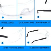 China Ansi Z87.1 CE EN166 Anti Fog Scratch Splash Dustproof Eye Protection Unisex Eyewear Safety Goggles Glasses Spectacles for sale