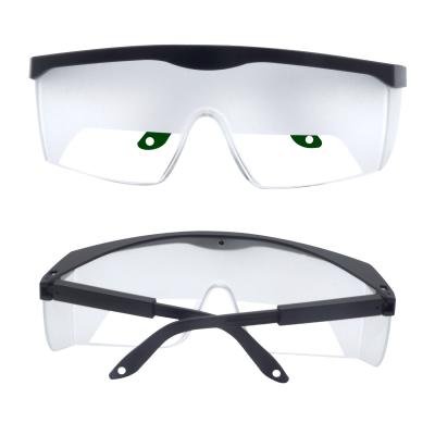 China Protection Texture Lenses Prescription Frosted Goggles CE Ansi Z87.1 Fashion Anti Fog Dust Working Stylish Clear Safety Glasses for sale