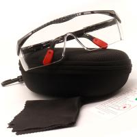 China Eye Protection Eyewear Z87 Safety Anti-fog Tactical Industrial Googles Goggles Lentes De Seguridad Red Leg Safety Glasses for sale