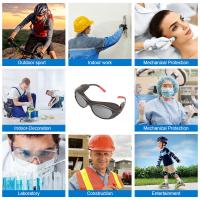China Rubber Goggles Ansi Z87 CE166 Industrial Prescription Protective Eye Wear PC Unisex Custom Wrap Around Working Safety Glasses for sale