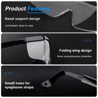 China CE Ansi Z87 Eye Protection Goggles Stylish Anti Fog Clear Working Eyewear Fashion Safety Spectacles Protective Glasses for sale