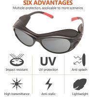 China Tactical Sun Glasses Prescription Protective Eye Wear PC Rubber Unisex UV400 Anti Fog Stylish Dark Clear Industrial Goggles for sale