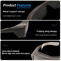 China CE EN166 Ansi Z87.1 Adjustable Goggles ProtectiveAnti Fog Dust Construction Side Shields Stylish Dark Safety Glasses for sale