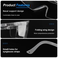 China Luxury Safety Goggle Anti-Splash Wind Dust Proof Eyewear Protective Eye Glasses for Work Lab Industrial Sports Cycling Camping for sale