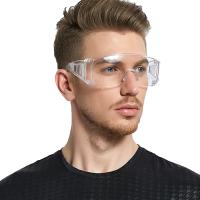 China Hot Selling CE Ansi Z87 Anti Fog Scratch Unisex Impact Resistant Lens Safety Transparent Goggle Adult Protective Goggles Glasses for sale