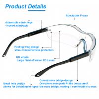 China Hot Sale Ansi Z87 Safety Glasses Anti Fog Scratch Industrial Work Z87 Safety Glasses for sale