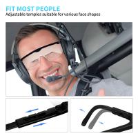 China Pilot CE EN166 Ansi Z87.1Frosted  Stylish Goggle Protective Sunglasses Anti Fog Shading Side Shields Goggles Safety Glasses for sale