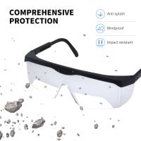 China CE EN166 Ansi Z87 Anti Fog Scratch Dustproof Eye Protection Sand Safety Frost Goggles Pilot Construction Working Frosted Glasses for sale