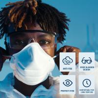 China Z87 Clear Anti-Fog Safety Goggles Protective EyeWear Industrial Approved Wide-Vision Work Safety Glasses De Seguridad Ansi Z87.1 for sale