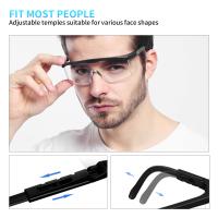 China Adjustable Wide-Vision Protective Safety Glasses De Seguridad Ansi Z87.1 Lightweight Fog-Proof Goggles Safety Clear Glasses for sale