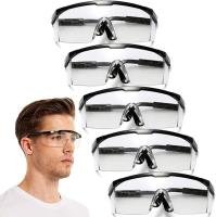 China Adjustable Wide-Vision Protective Safety Glasses De Seguridad Ansi Z87.1 Lightweight Fog-Proof Goggles Safety Clear Glasses for sale